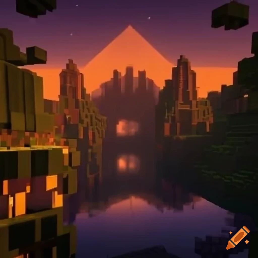 Image of bustling communities in minecraft