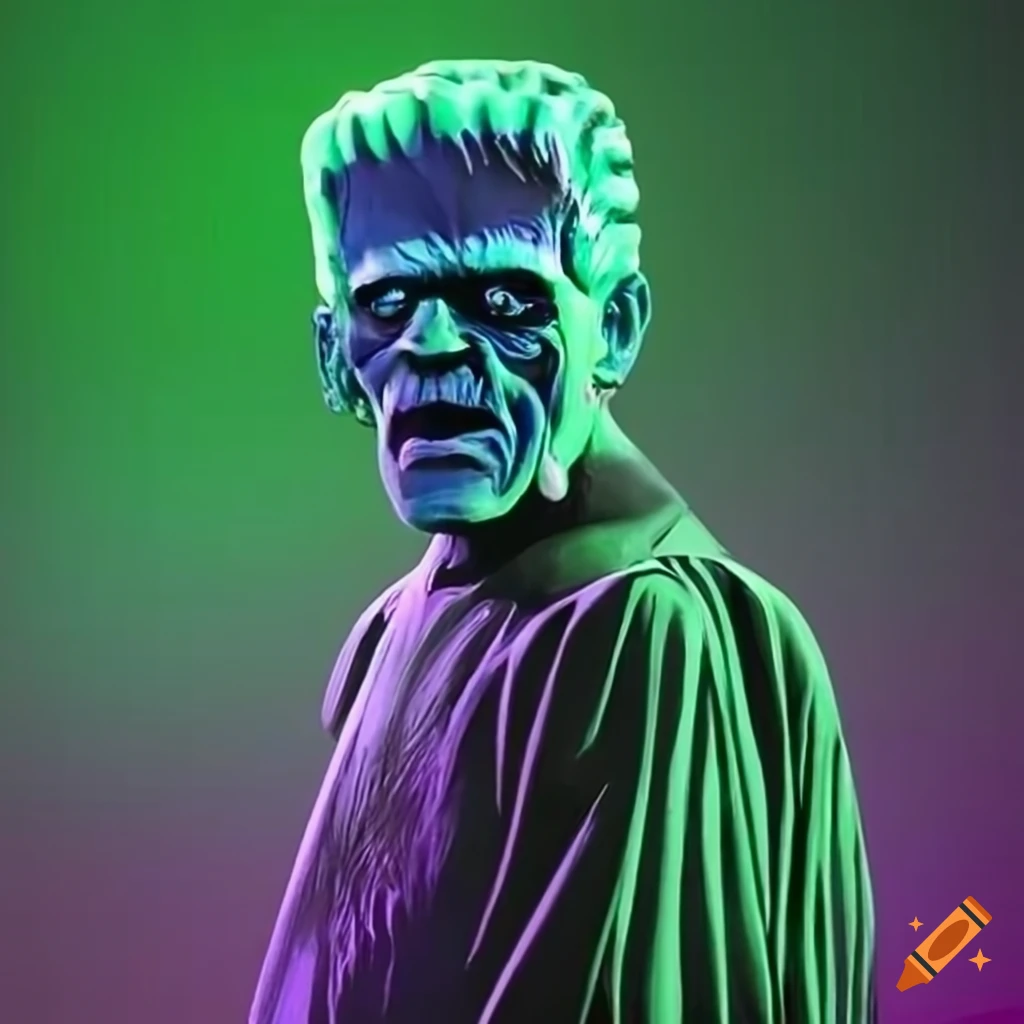 Illustration of frankenstein on Craiyon