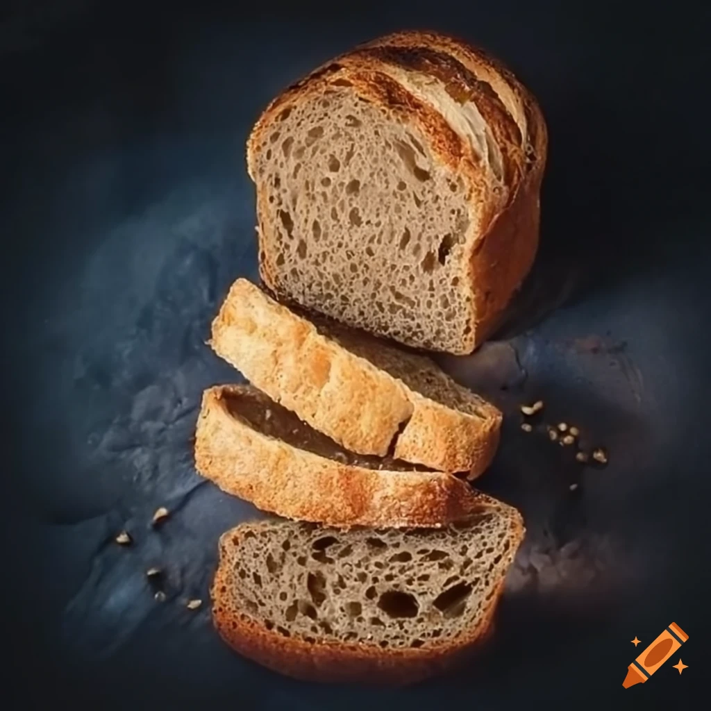 Slices of bread with a unique crust nodule on Craiyon