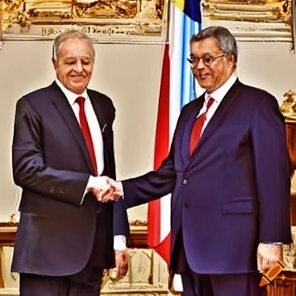 Diplomatic relations concept