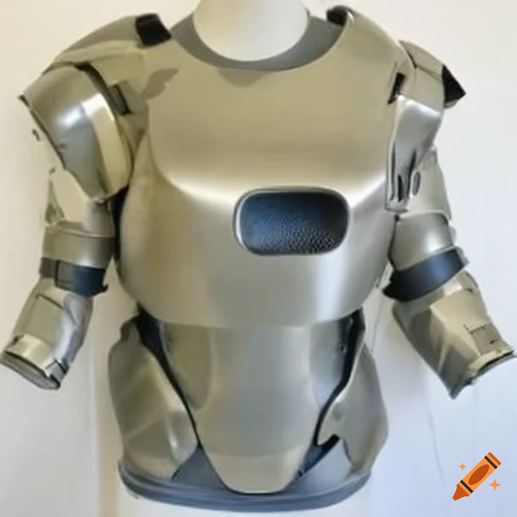 Image of realistic power armor with camouflage design on Craiyon