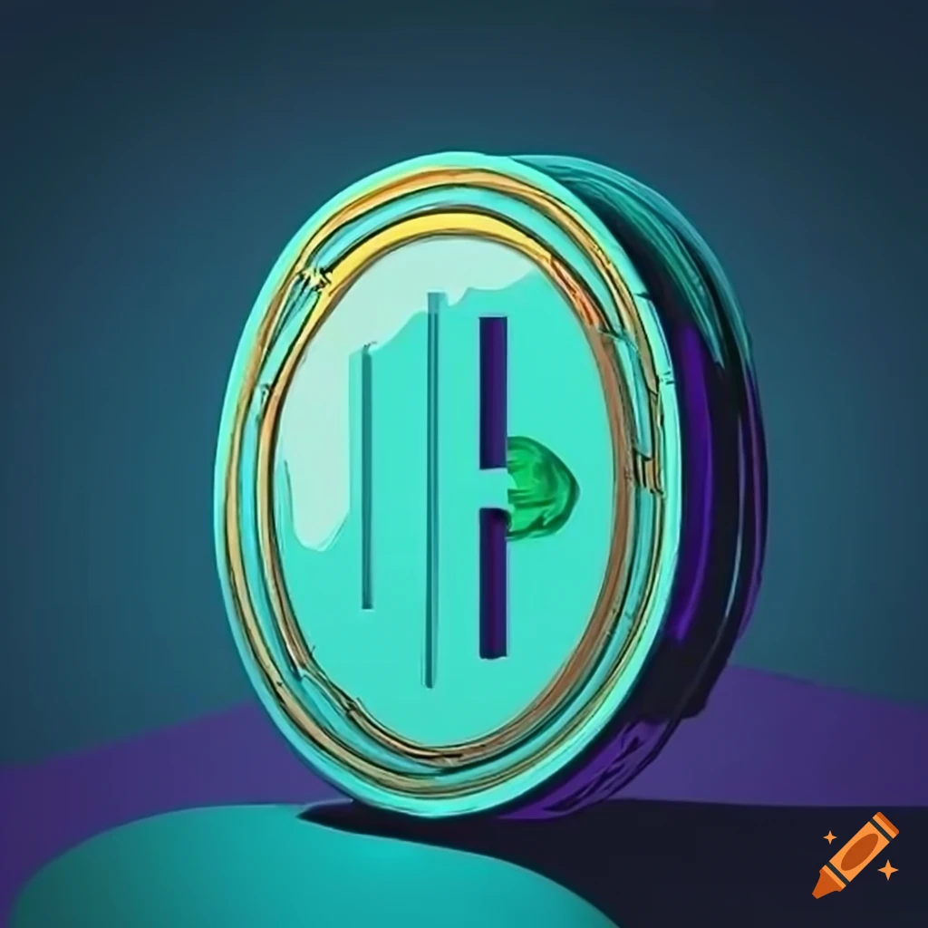Nft coin illustration on Craiyon