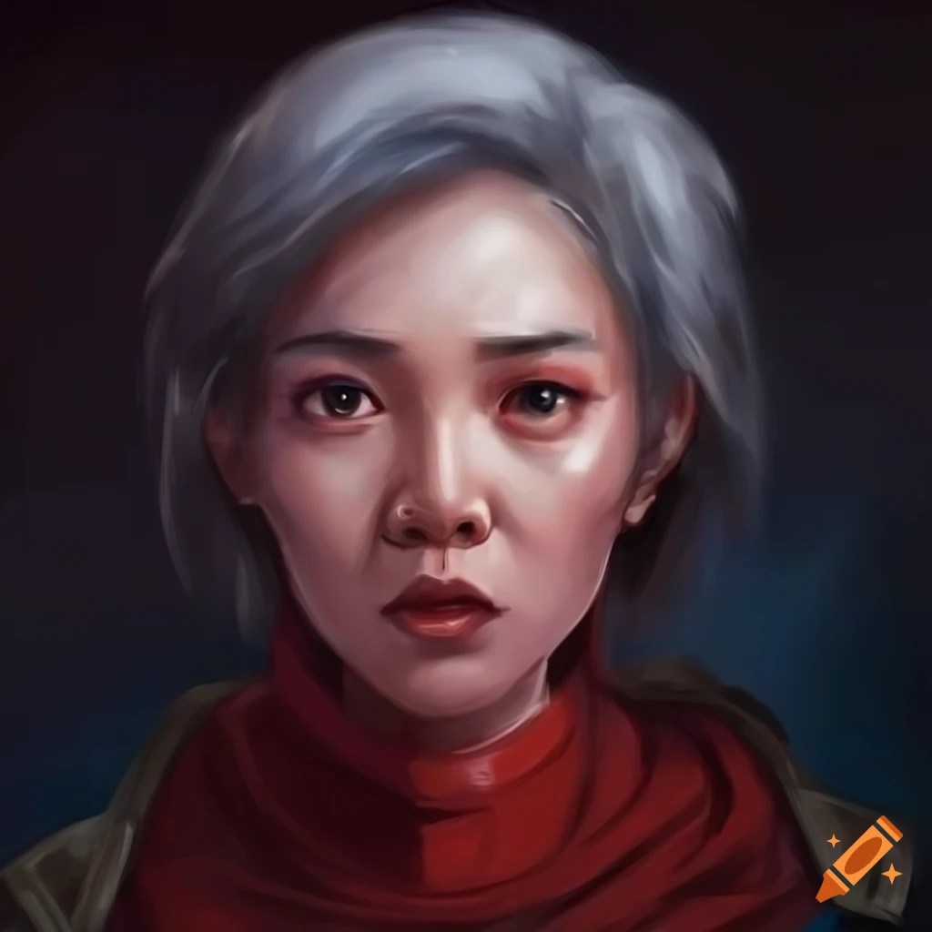 Portrait of emily 'em' nguyen, a vietnamese female on Craiyon