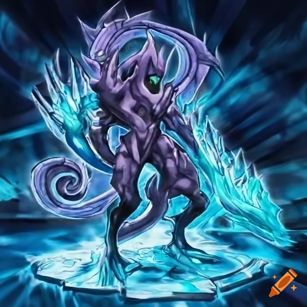 Yugioh card art of a wind elemental on Craiyon