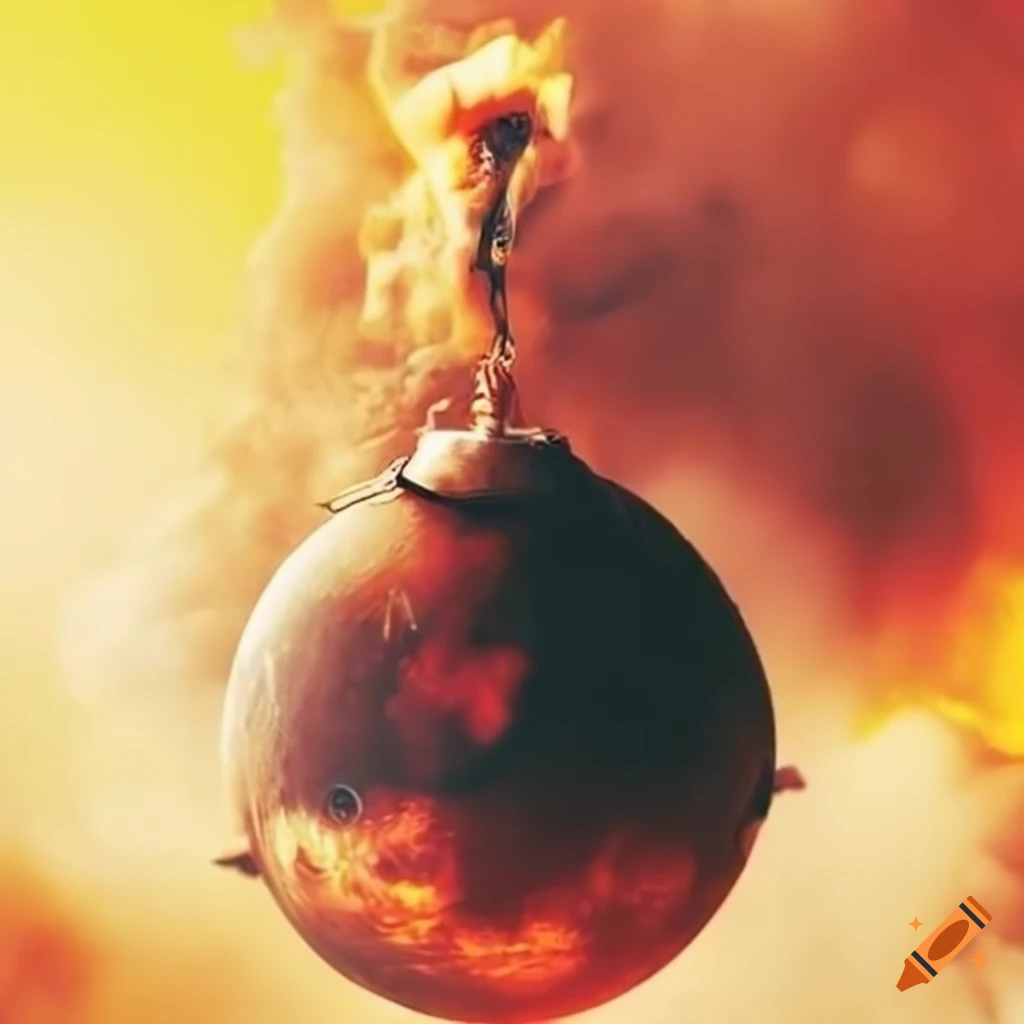 Slow motion explosion on Craiyon