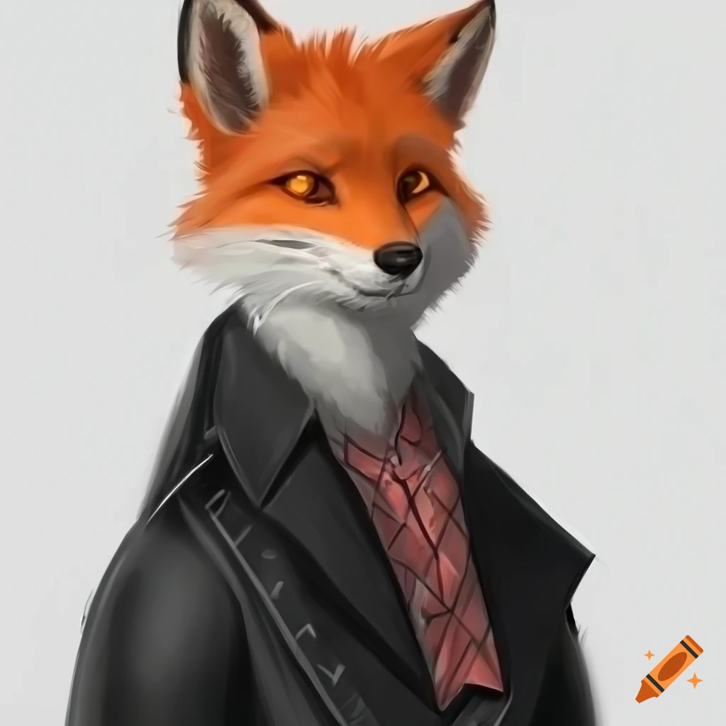 Detailed portrait of a male fox artificer on Craiyon