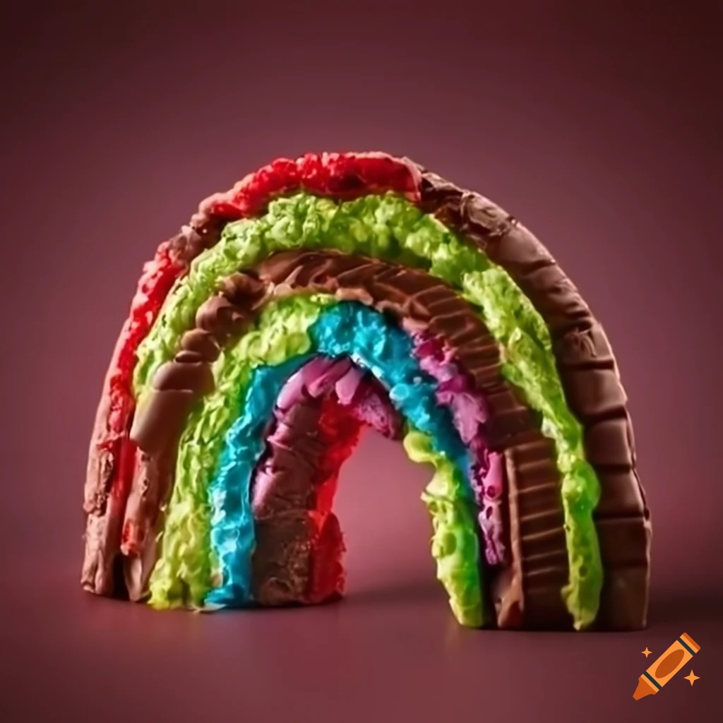 Chocolate rainbow on Craiyon
