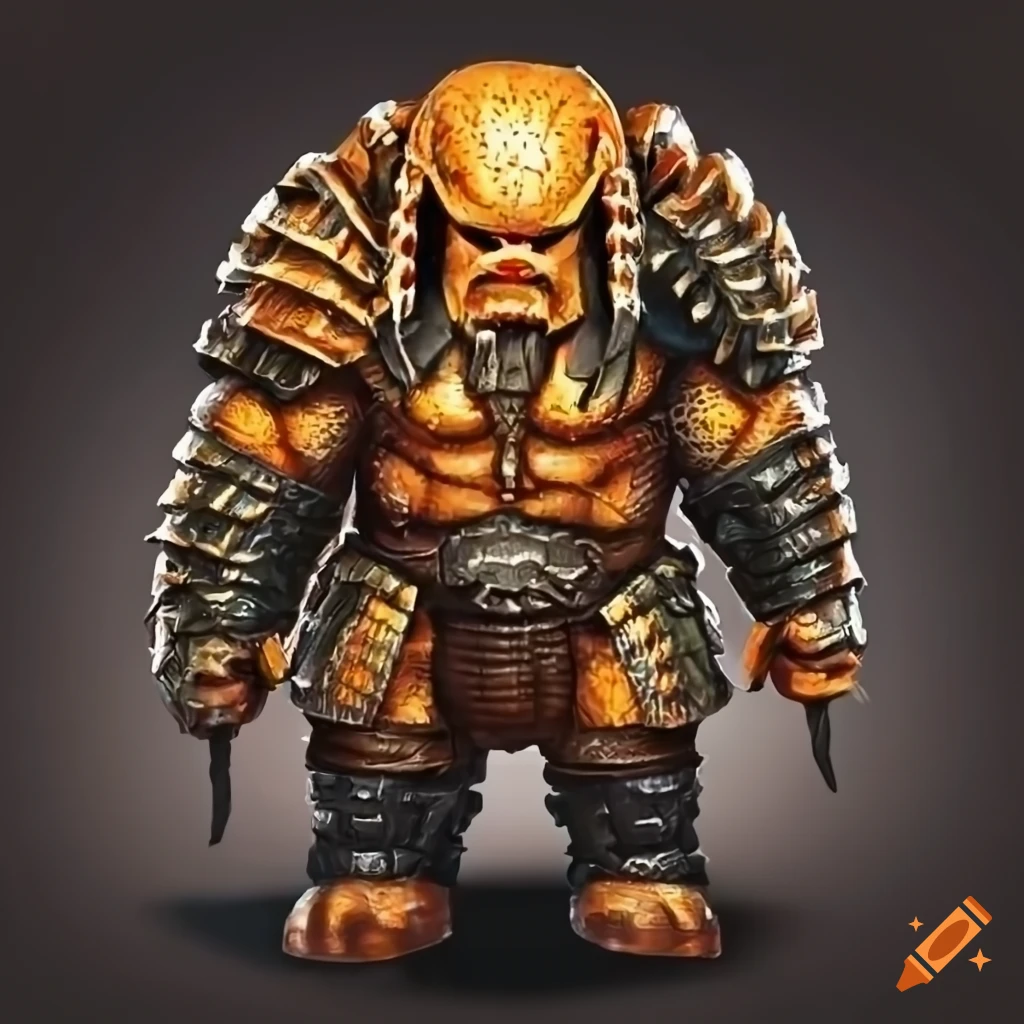 Image of a heavily armored dwarf