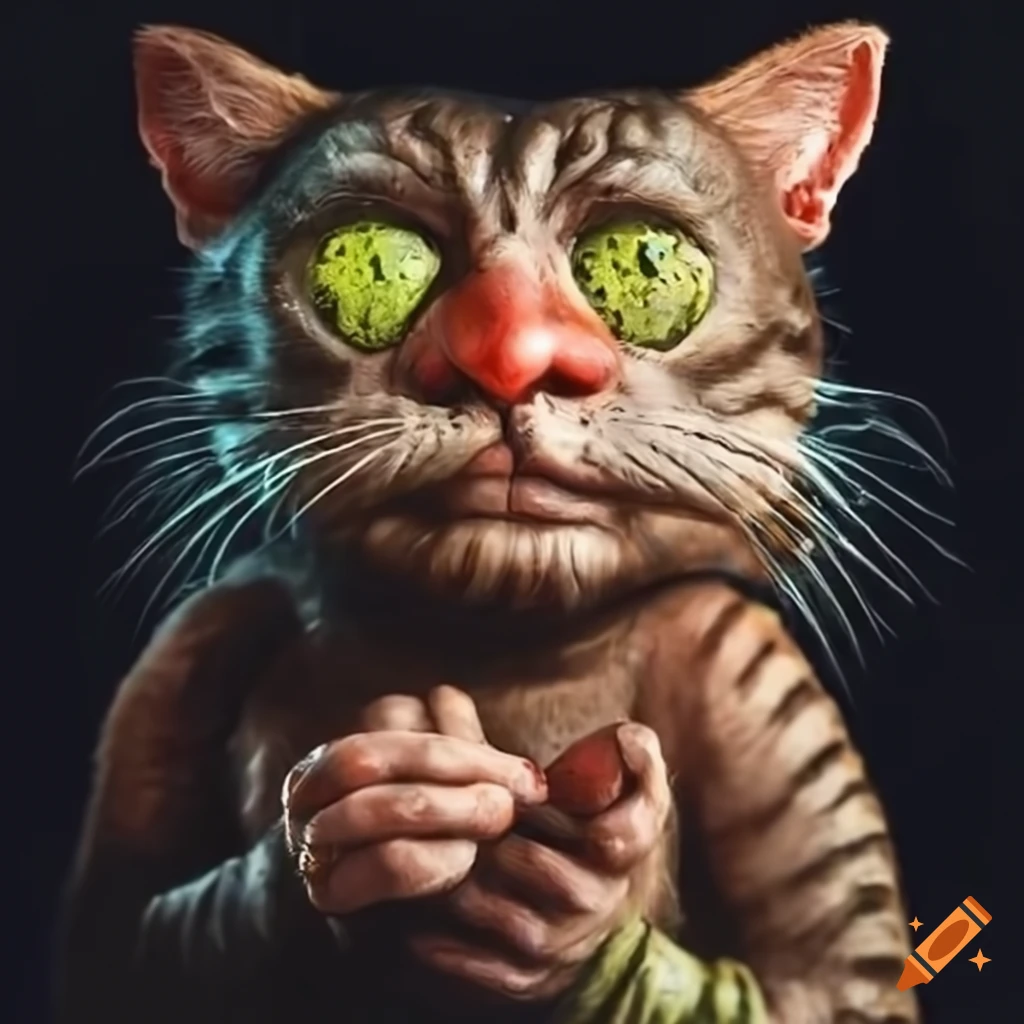 German folklore troll-cat