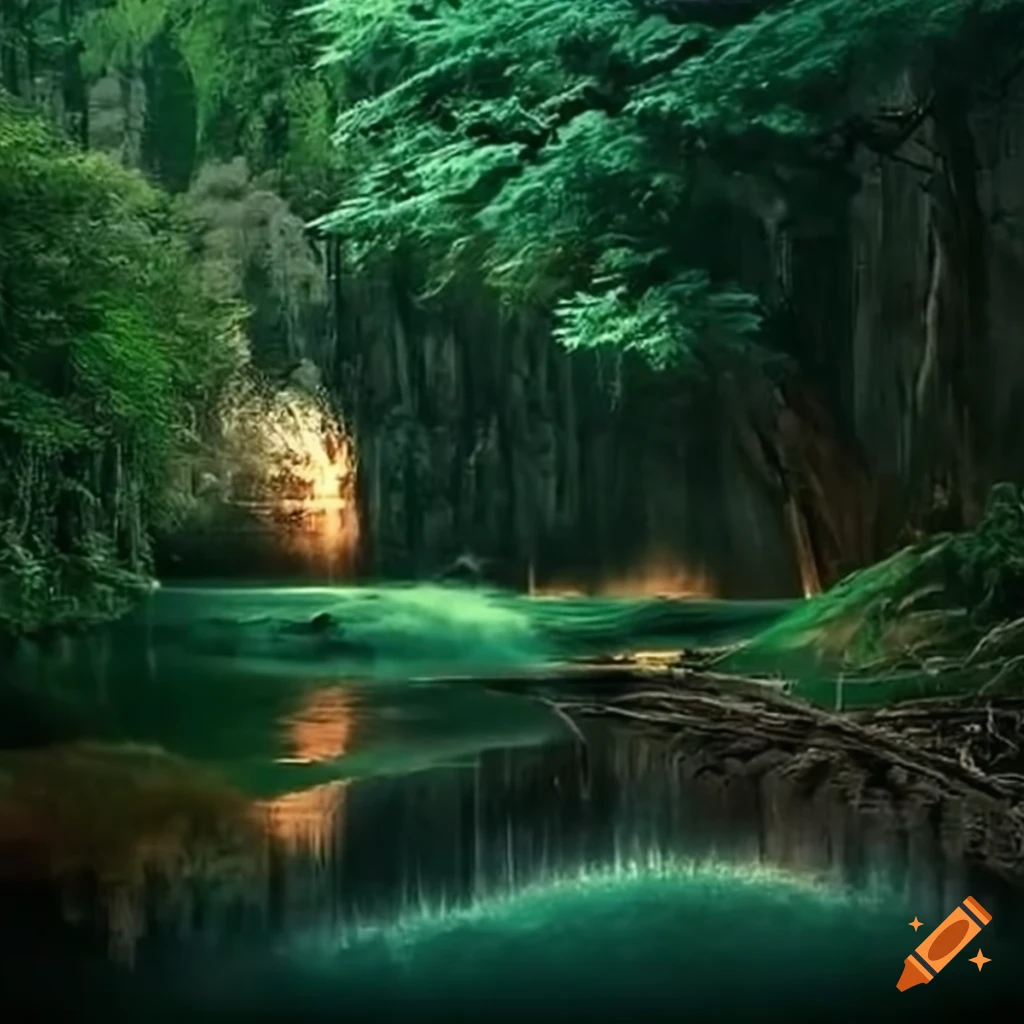 Depiction of future nature destruction on Craiyon