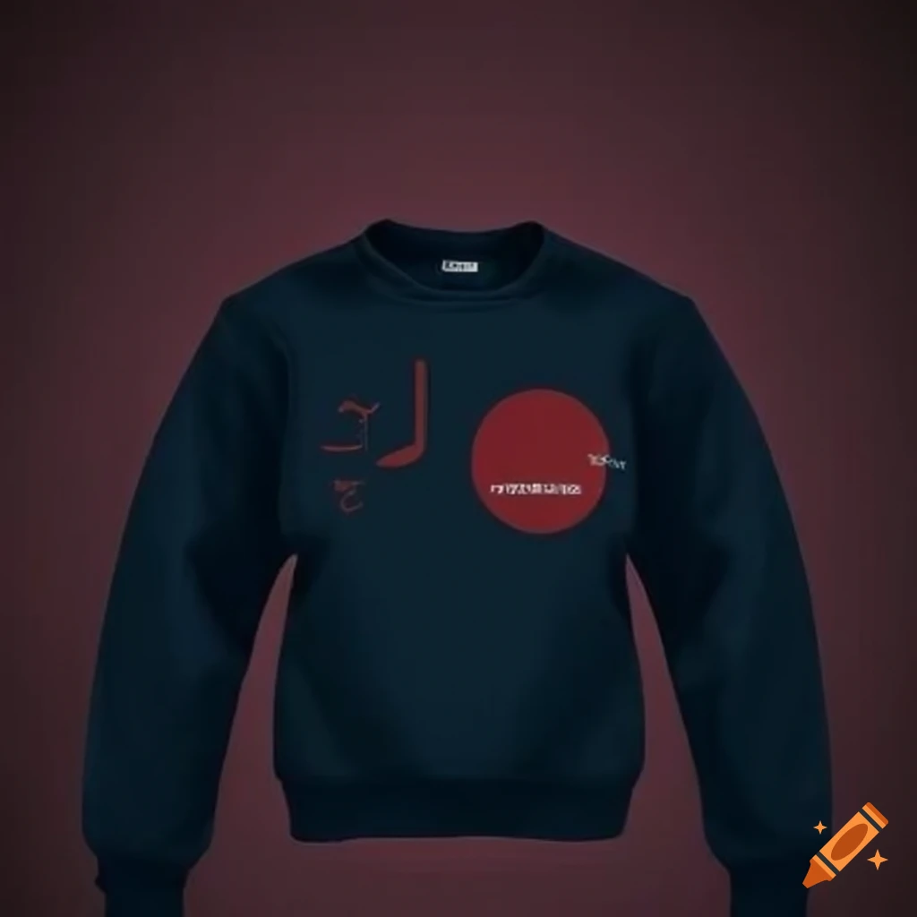 Sweatshirt with logo of an informatics and data science school on Craiyon