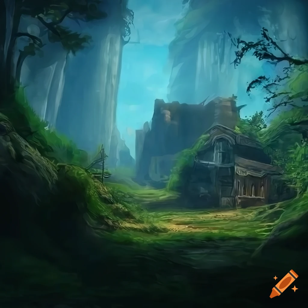 Background image for a fantasy strategy game on Craiyon