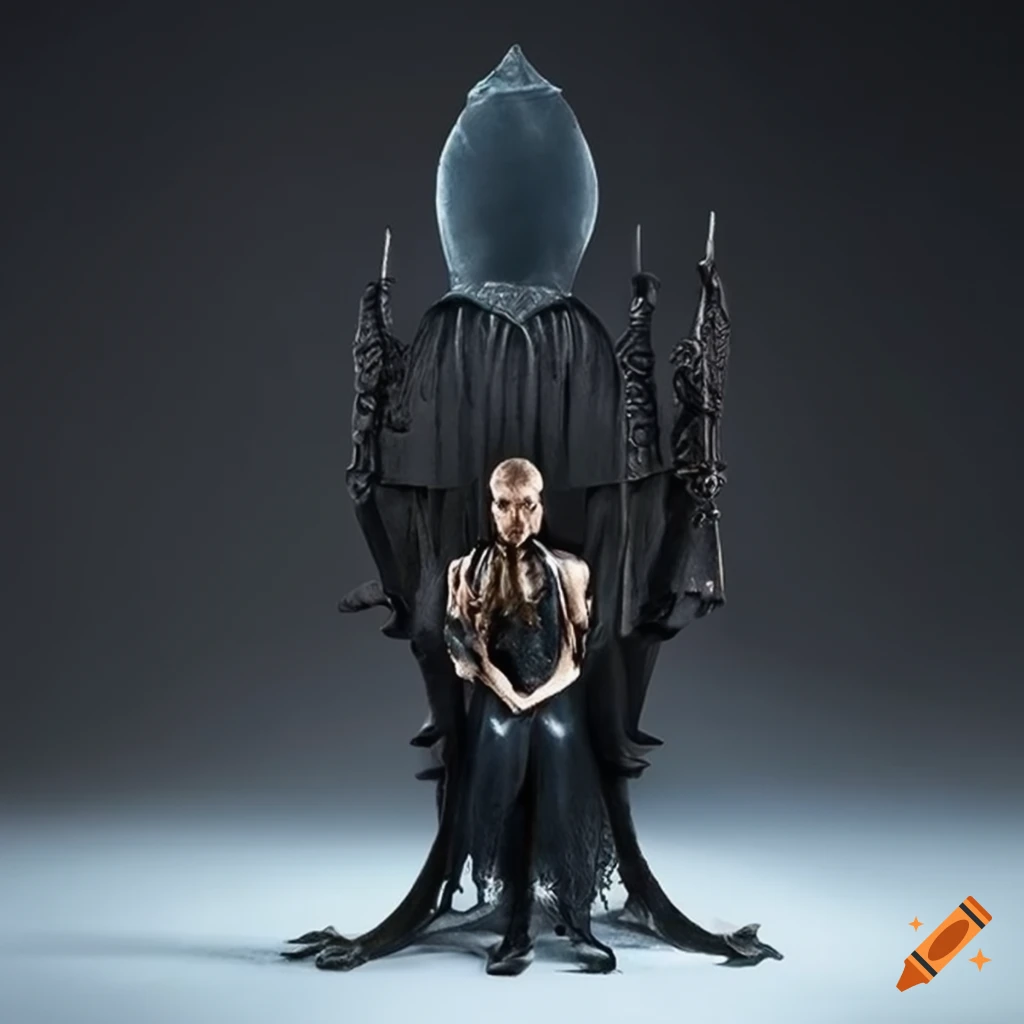 Satanic gothic space suit designed by rick owens on Craiyon