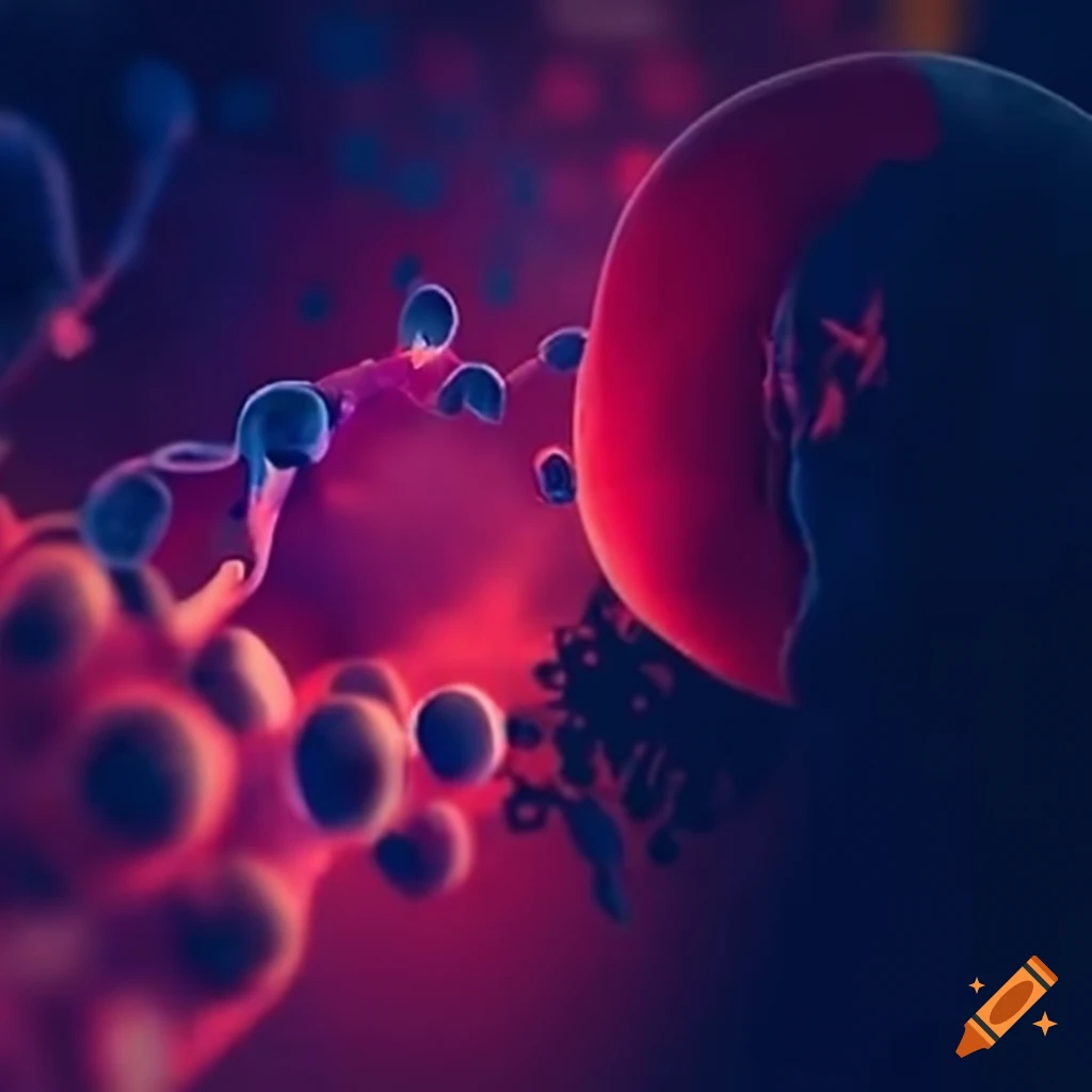Free radicals concept illustration on Craiyon
