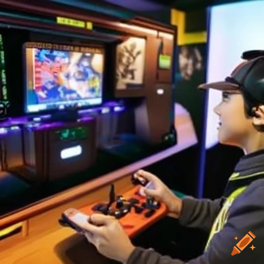 Image representing interactivity in gaming on Craiyon