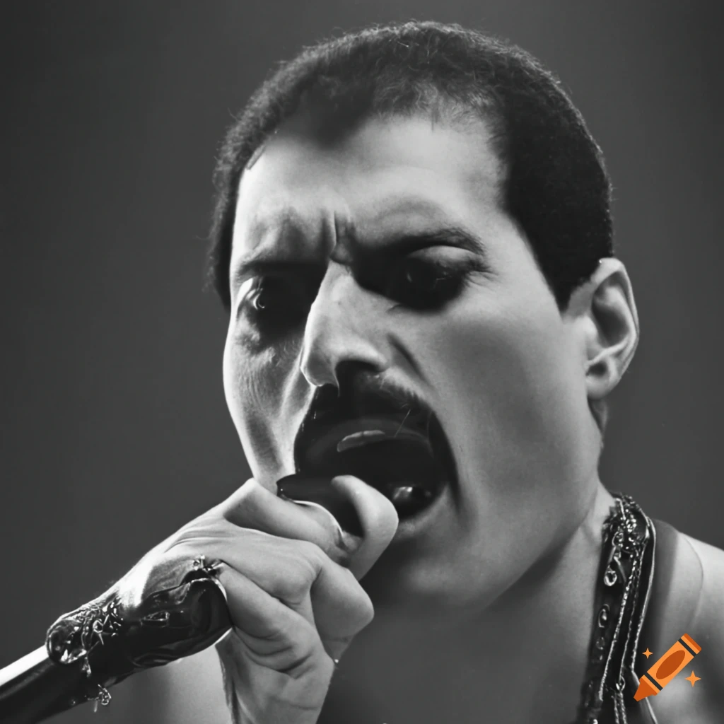 Freddie mercury portrait