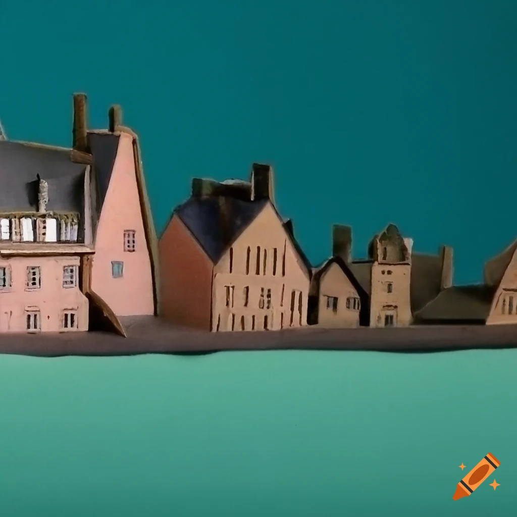 Vibrant expressionist model of saint malo on Craiyon