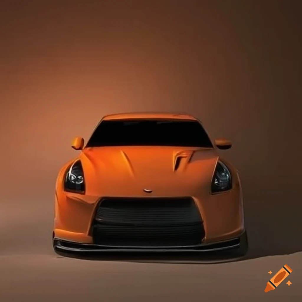 Neon green modified nissan gtr r35 on Craiyon