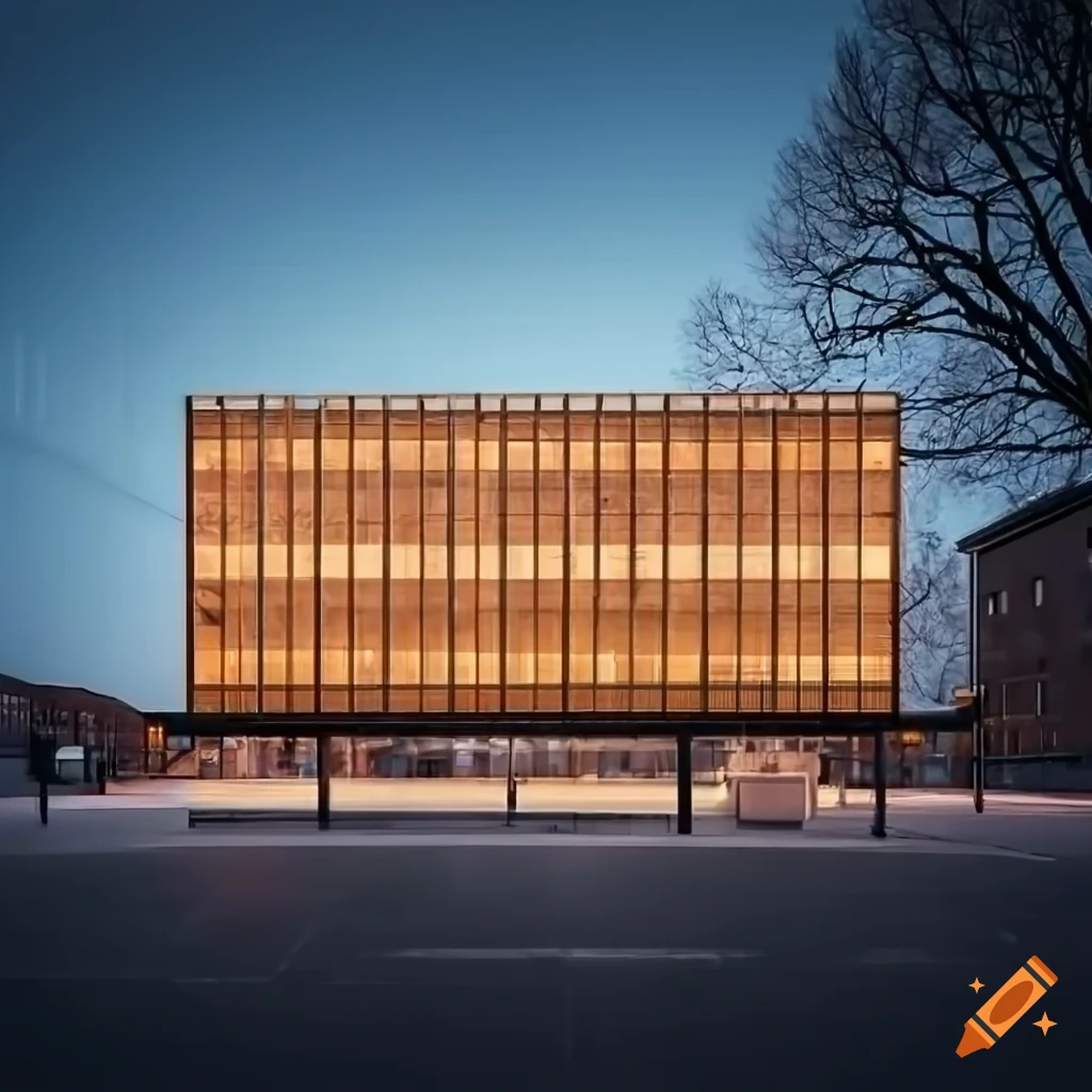 Sleek and modern bus station with abundant natural light on Craiyon