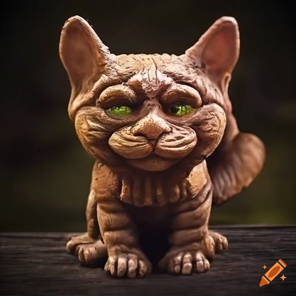 German folklore troll-cat on Craiyon