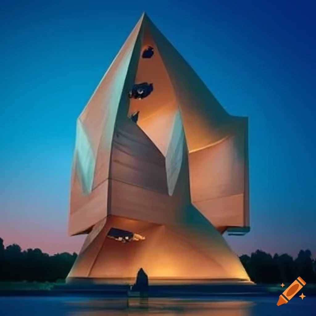 Architectural feats on Craiyon