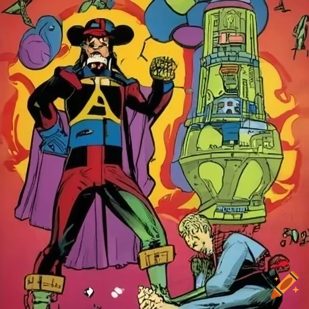 Captain Hops in his spaceship exploring the galaxy of craft beer on Craiyon