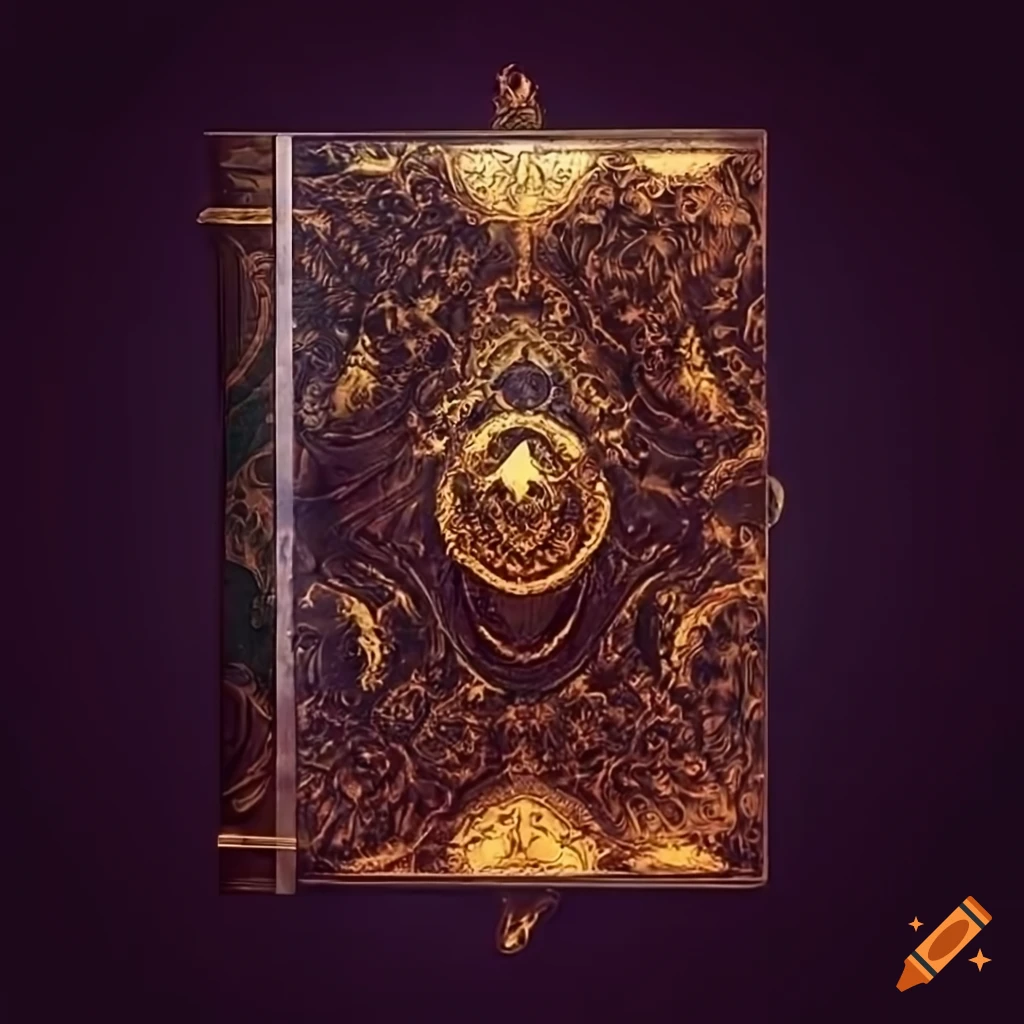 Grimoire book on Craiyon