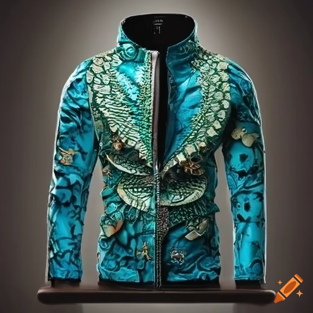 Men's jacket with watermelon details