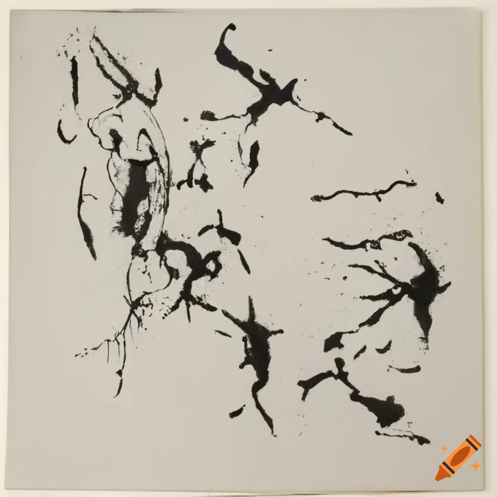 Figure veiled in black robes inspired by georg baselitz and willem de ...