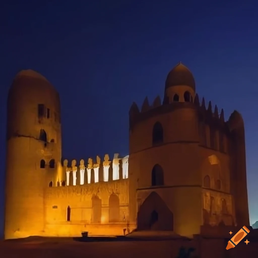 Zawiya, a historical city in central iran during 1320-1345 on Craiyon