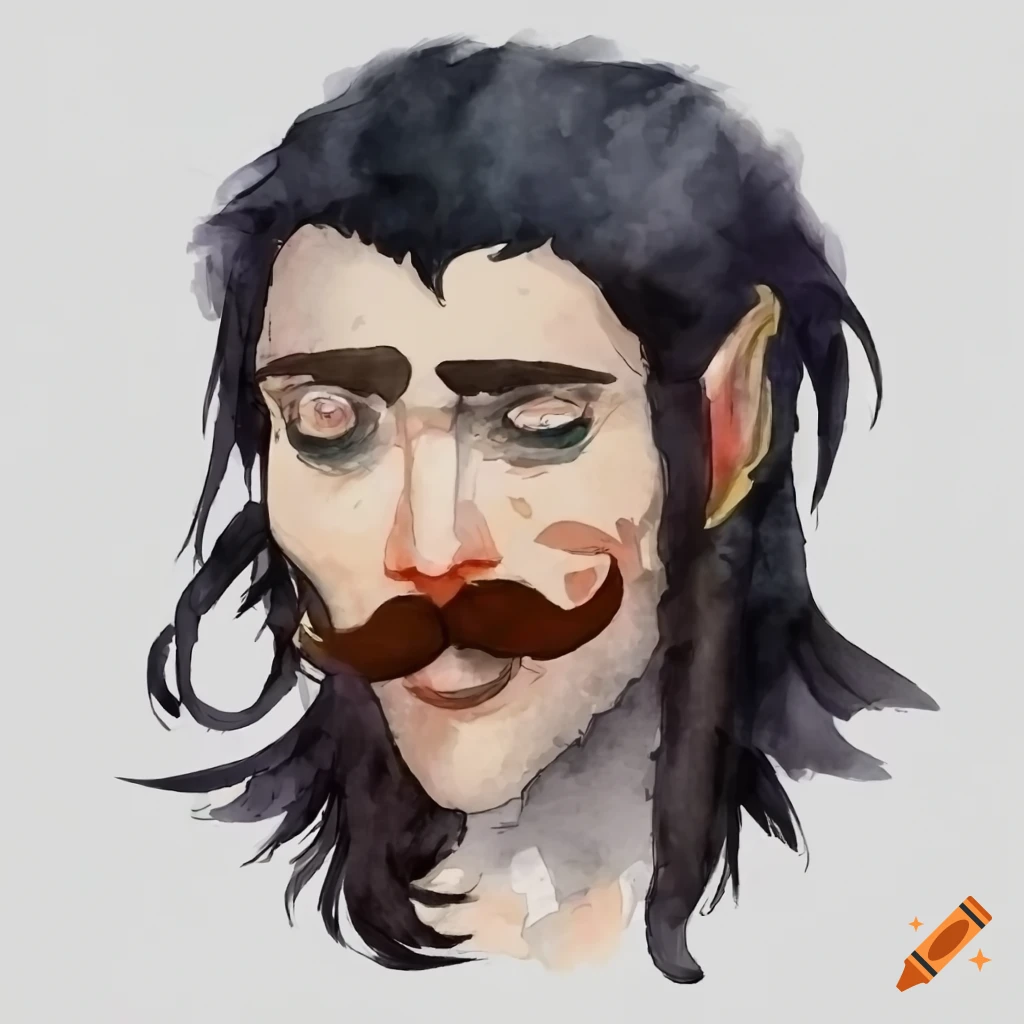 Stone dwarf with a giant beard in cozy anime style on Craiyon