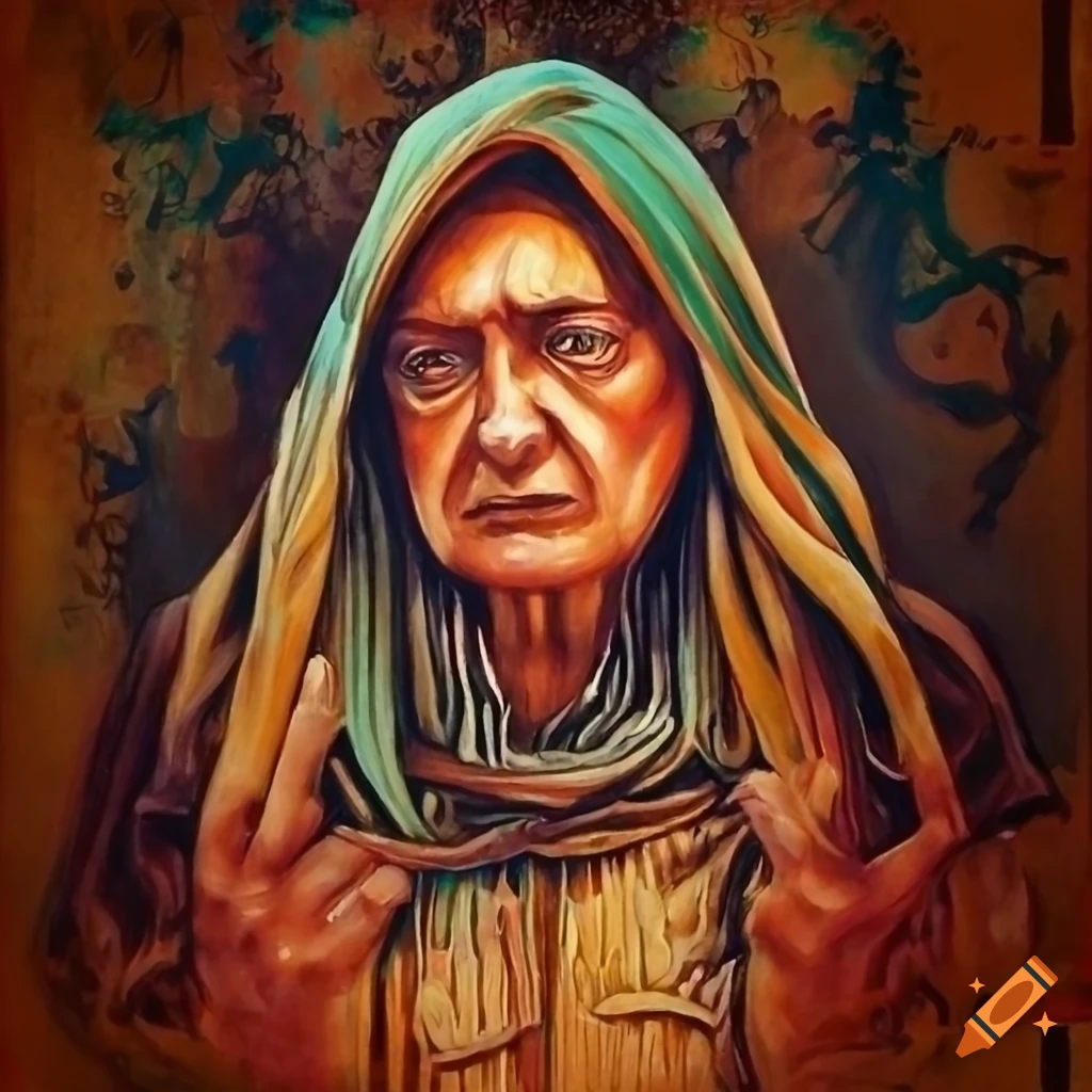 Traditional Kekistani artwork on Craiyon