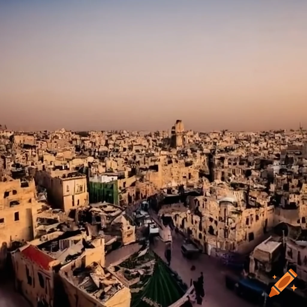 Vibrant and civilized cities in palestine