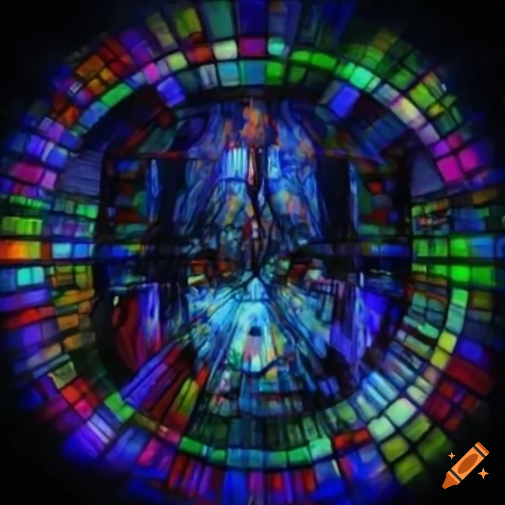 Visually stunning demoscene artwork