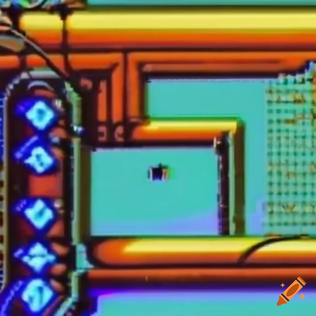 Amiga cracktro demo on Craiyon