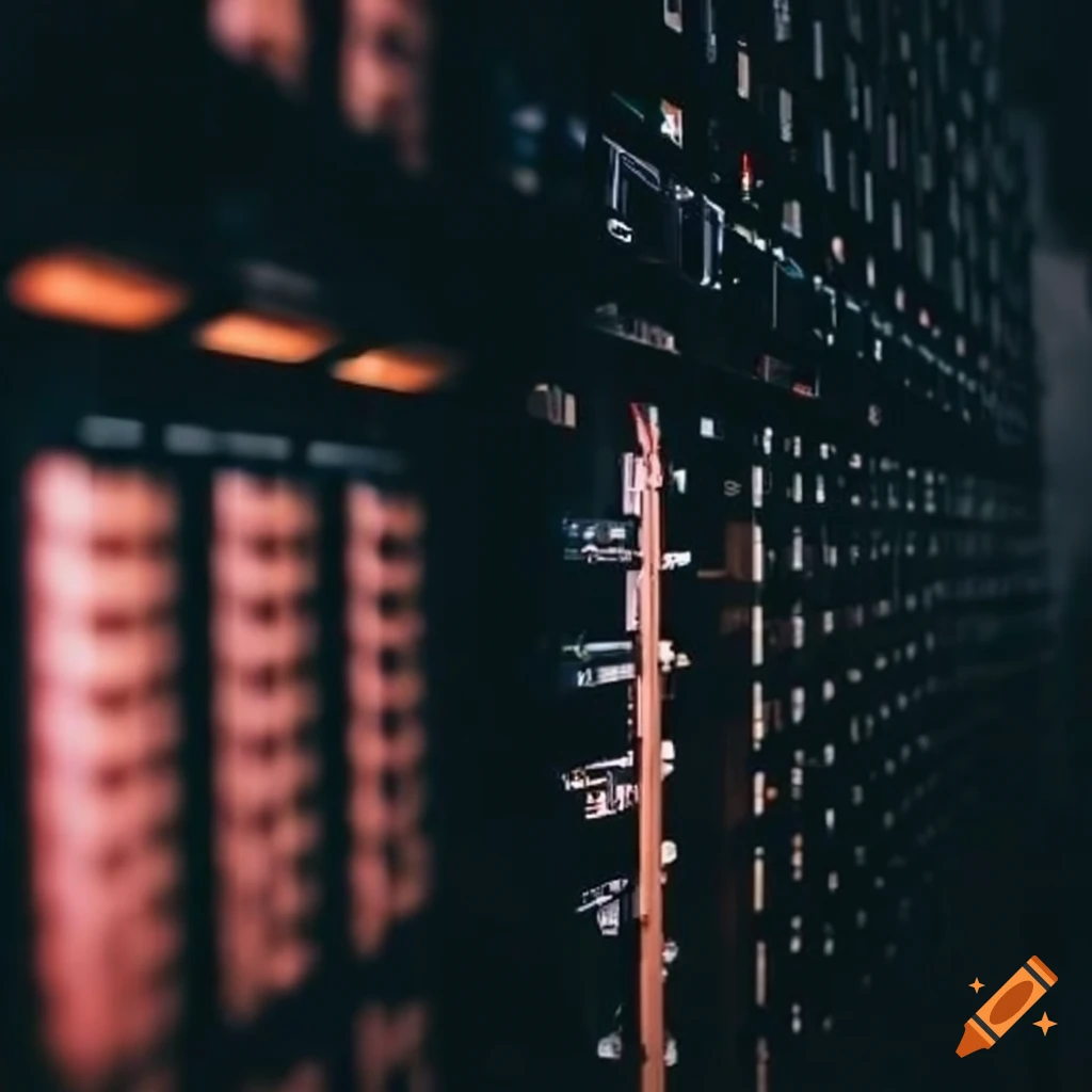 Illustration of closing open servers on Craiyon