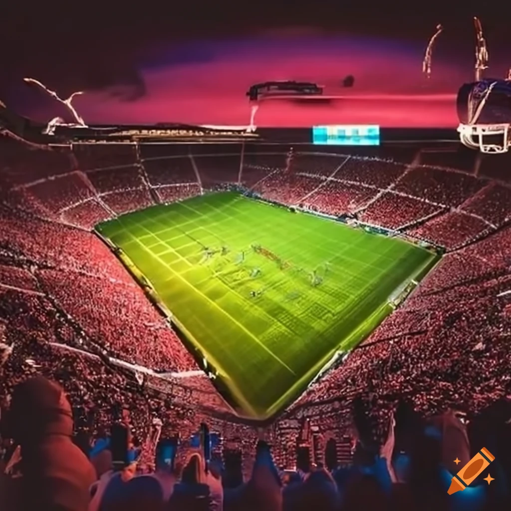 Compact football stadium