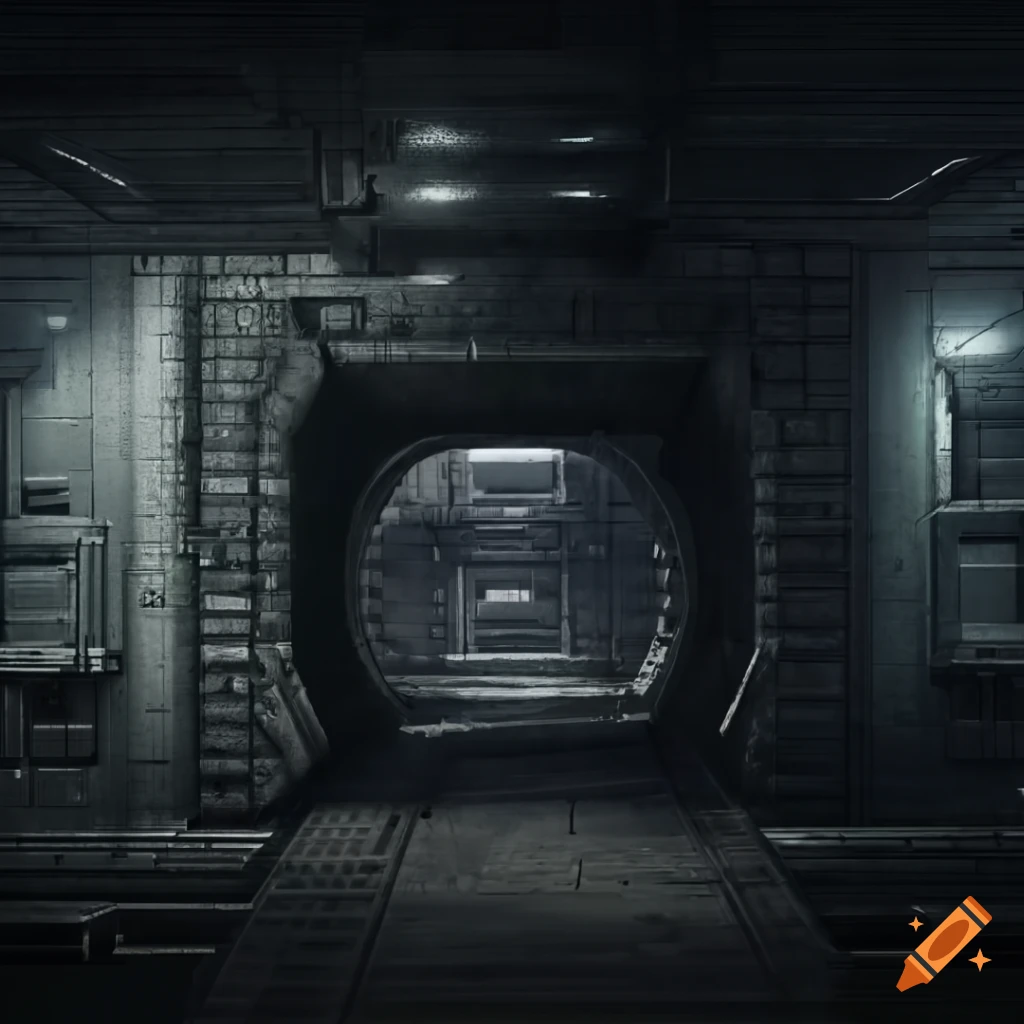 Image of a futuristic underground base