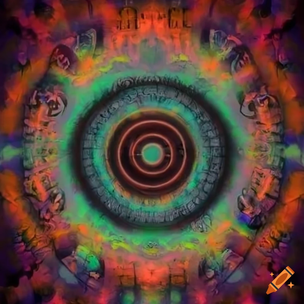 Abstract representation of logic and chaos