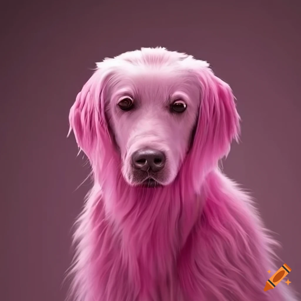 Pink Golden Retriever