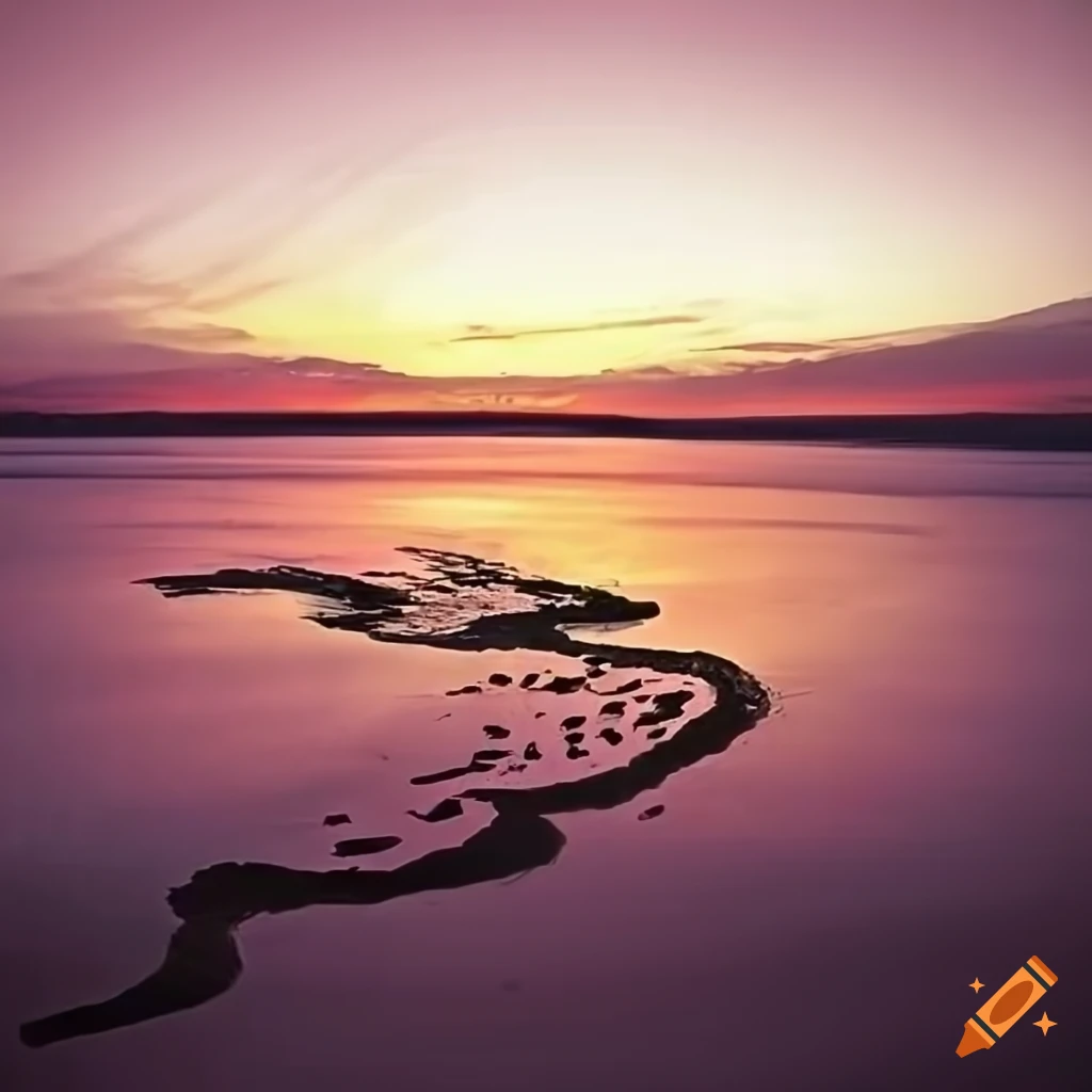 Land art installation on Craiyon