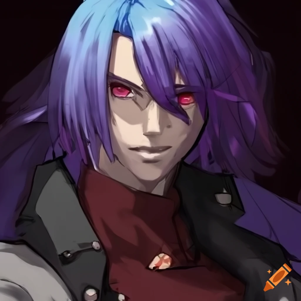 Guilty-themed character with unique appearance on Craiyon