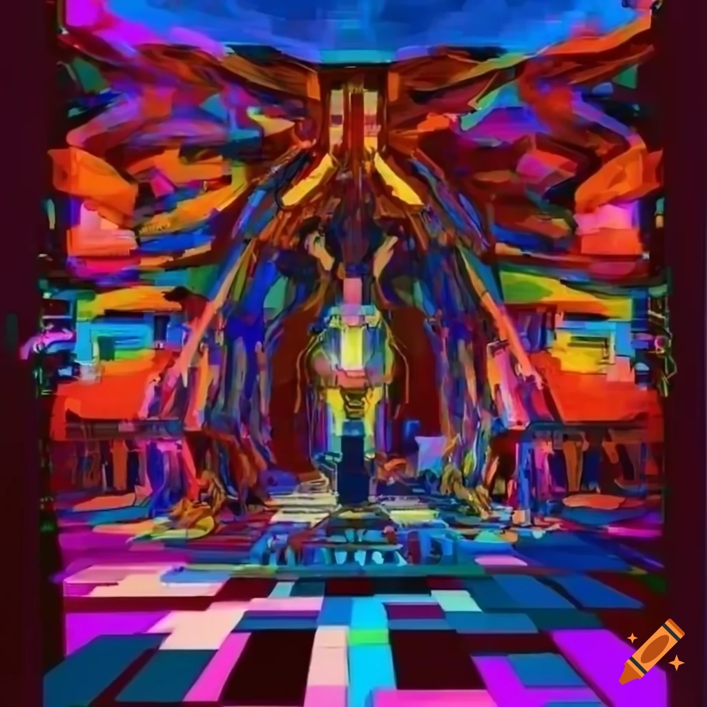 Visually stunning demoscene artwork