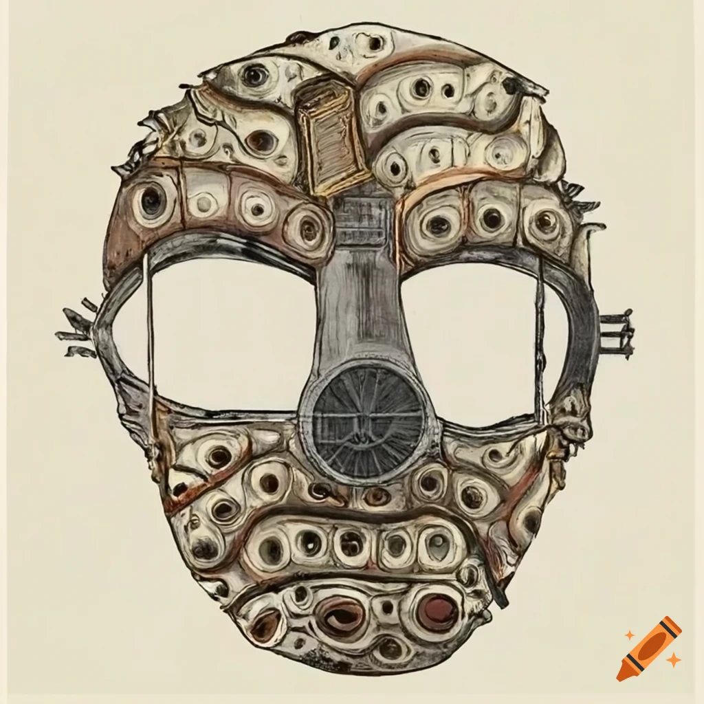 Complex machine mask inspired by max ernst on Craiyon Complex machine mask inspired by max ernst on Craiyon