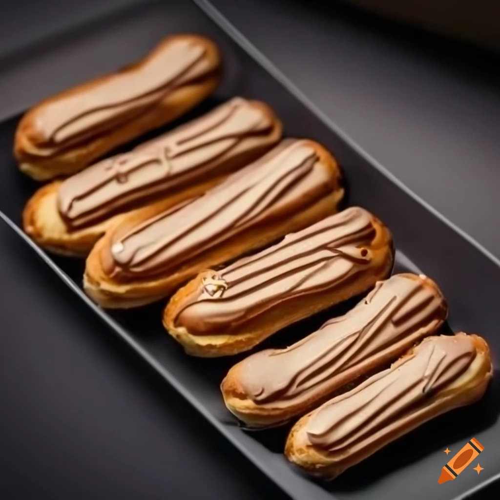 Delicious eclairs