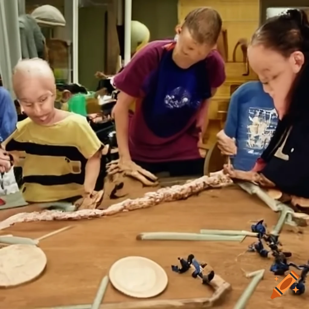 Illustration showcasing build battle on Craiyon