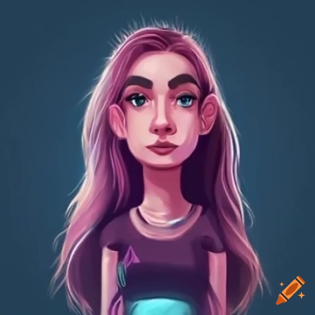 Default character in a video game on Craiyon