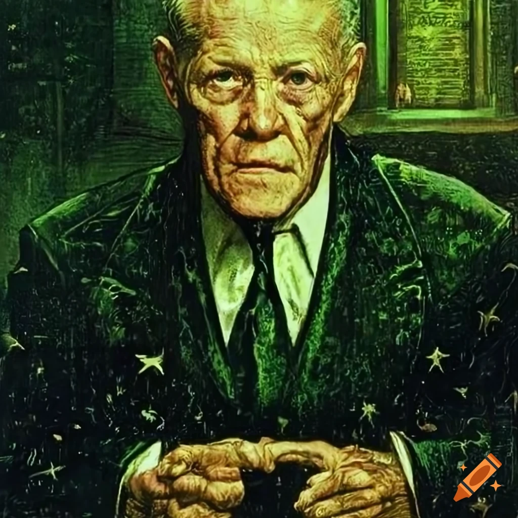 Painting 'the matrix' by norman rockwell