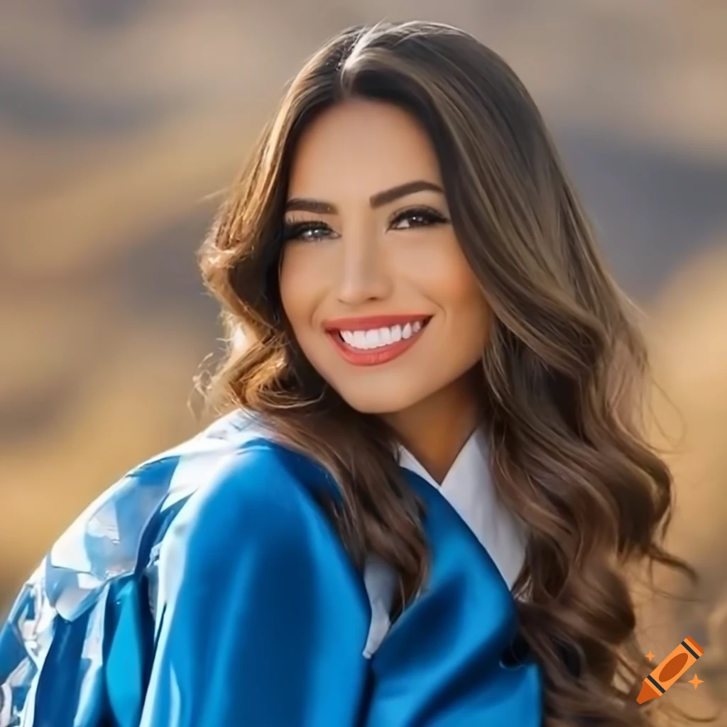 Beautiful young woman with a high resolution portrait on Craiyon