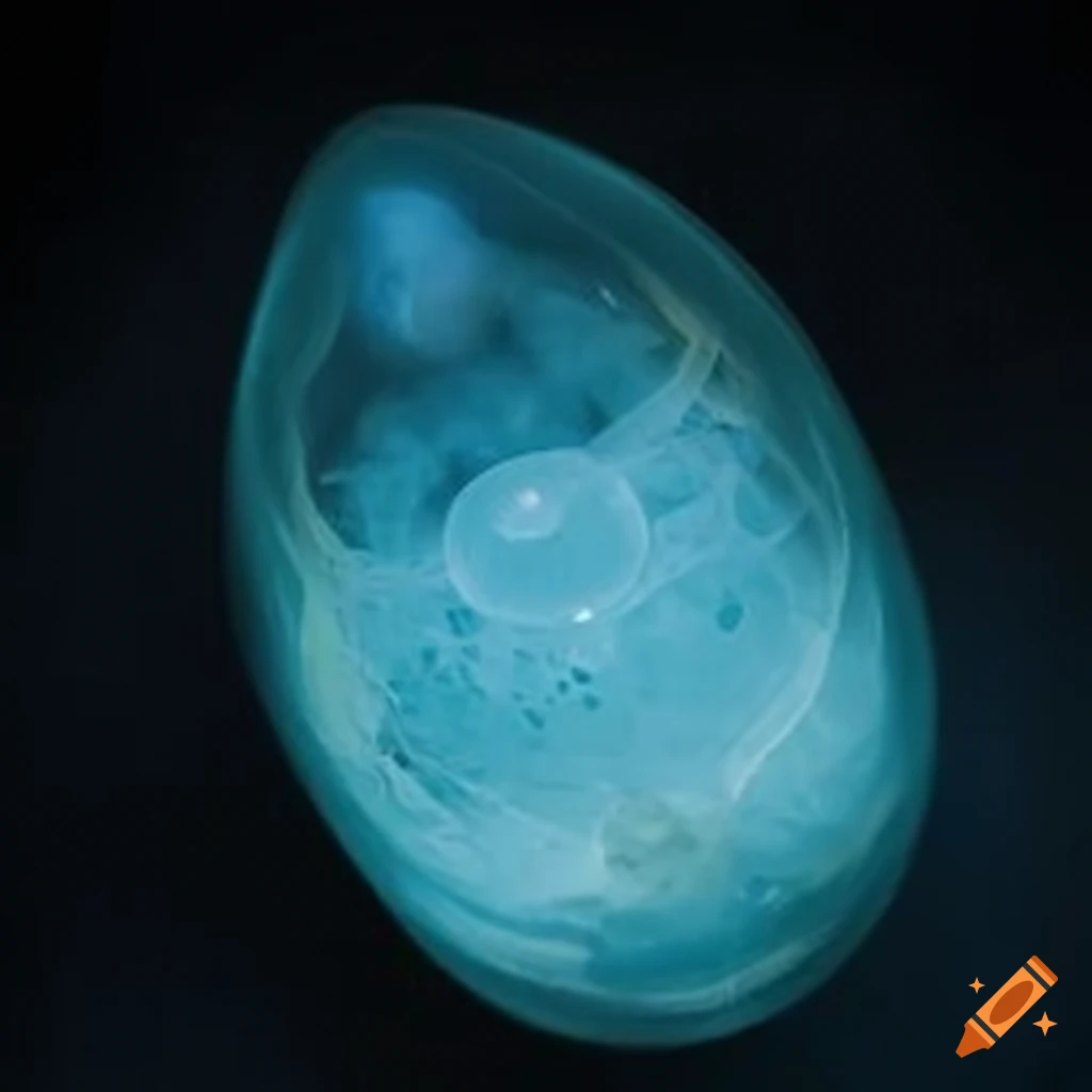 Transparent biological egg on Craiyon